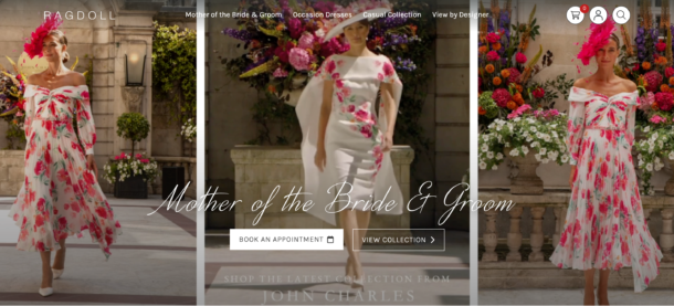 John Charles 66725 - Navy/Ivory - Ragdoll of Pudsey