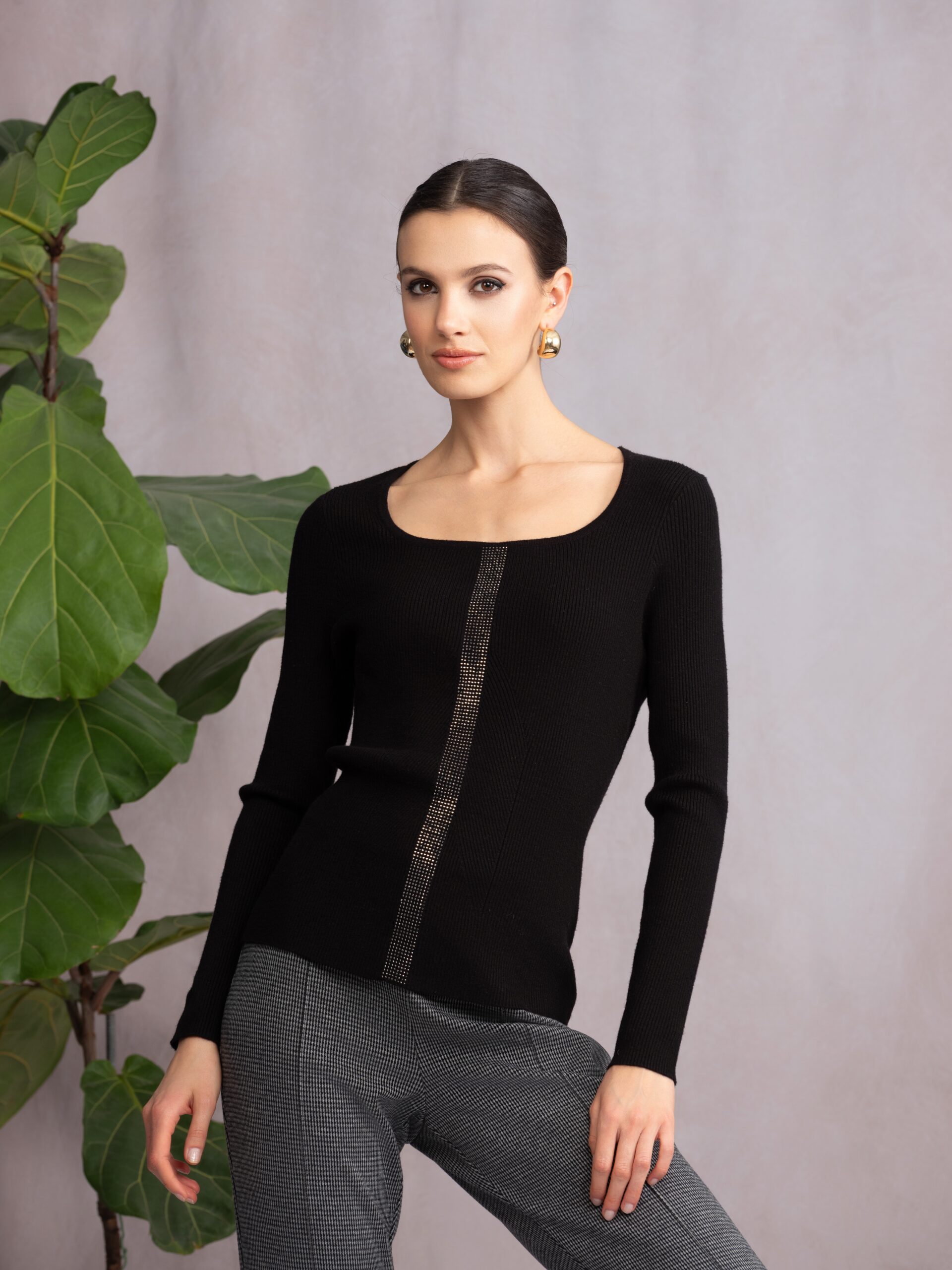 Alison Sheri Knit A46465 - Black - Ragdoll of Pudsey